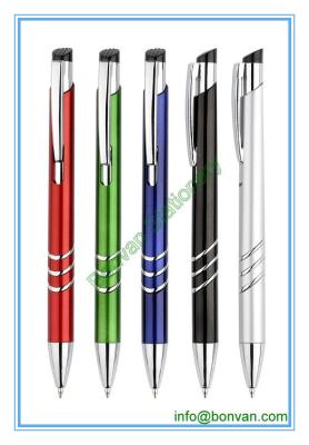 China metallic color plastic gift ball pen,metallic body ball pen for sale