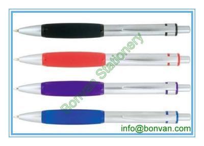 China click promotional gift ball pen, logo printed click ballpen for sale