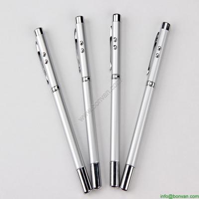 China teaching led lighter metal pen,led light metal ball pen for sale