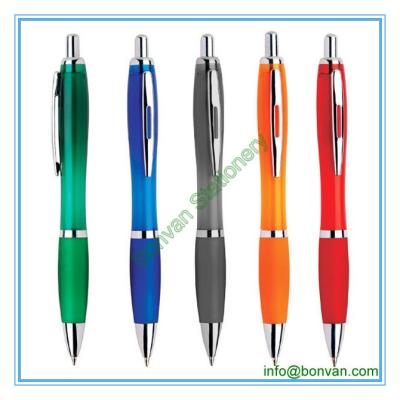 China logo branded advertising plastic ballpoint pen,logo plastic pen for sale