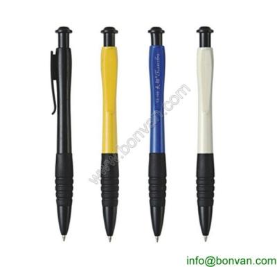 China plastic ball pen,click promotional pen,rubber plastic ballpoint pen for sale