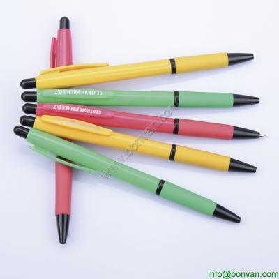 China plastic pen,economic advertising slogan ballpen,low price slogan ballpoint pen for sale