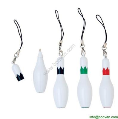 China plastic pen, bowling shape promotional gift pen,more styles gift pens for sale