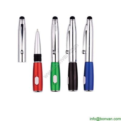 China Wholesales high quality metal ball pen,led light up metal ball pen for gift use for sale