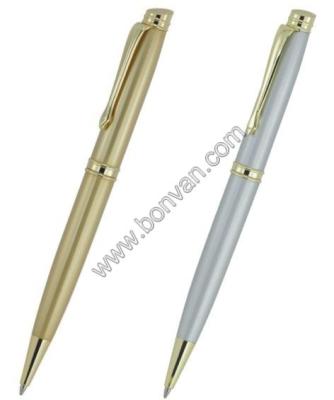 China high fashion classic popular metal ballpoint pen, logo printed copper pen for sale