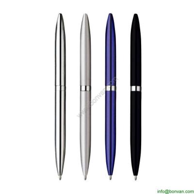 China High quality no clip metal pen, without clip metal ball pen for sale