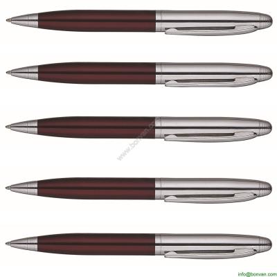 China Best Selling Euro Market Luxury Black Metal Ball Pen,silver metal pen for sale
