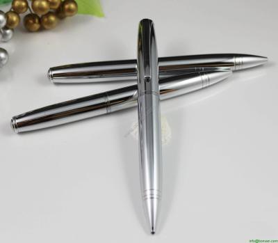 China Customized logo gold wholesale metal promotional pure cheap silver pen,metal silver pen for sale