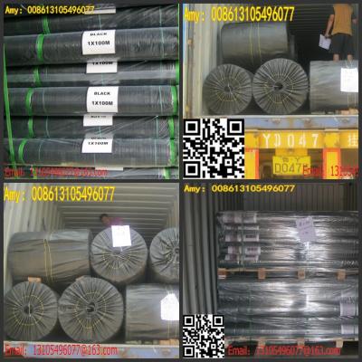 China anti-uv Weed Control Fabric PP weed barrier landscaping mat for sale