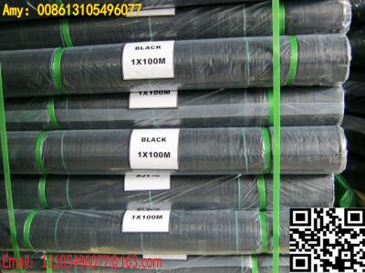 China weed control fabric/Black Plastic ground cover for Agriculture/Garden for sale