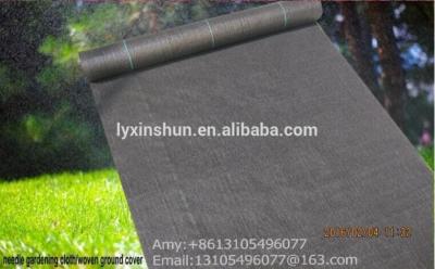 China needle punched garden PP woven silt fence fabric weed control cover weed barrier for sale