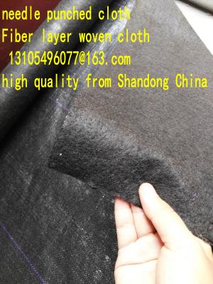 China weed mat  woven geotextile PP virgin material Fiber layer needle punched cloth for sale