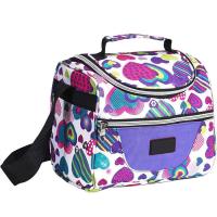 China Customizable Insulated Lunch Bag with Adjustable Strap 600D Polyester 5mm PE Foam for sale