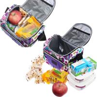 China Customizable Insulated Lunch Bag with Adjustable Strap 600D Polyester 5mm PE Foam for sale