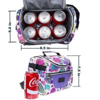 China Customizable Insulated Lunch Bag with Adjustable Strap 600D Polyester 5mm PE Foam for sale