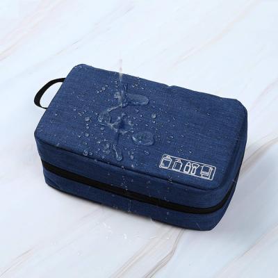 Cina Borsa d'attaccatura impermeabile di rasatura di cuoio dell'articolo da toeletta della borsa degli uomini di Oxford in vendita