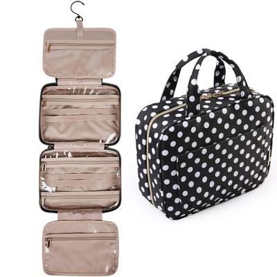 中国 Toiletry Bag Travel Bag with Hanging Hook, Water-resistant Makeup Cosmetic Bag Travel Organizer for Accessories 販売のため