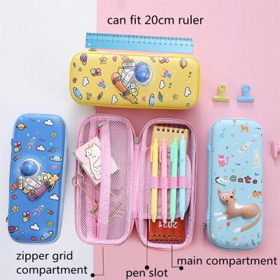 Cina Astuccio per le matite 3D EVA Cute Pen Organizer Pouch di grande capacità del fumetto per i ragazzi delle ragazze in vendita