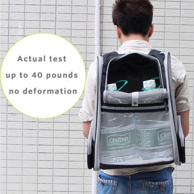 China Cat Dog Pet Carrier Backpack pequena ventilou correias da segurança curva dobrável à venda