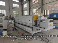 silicon carbon anode material rotary furnace