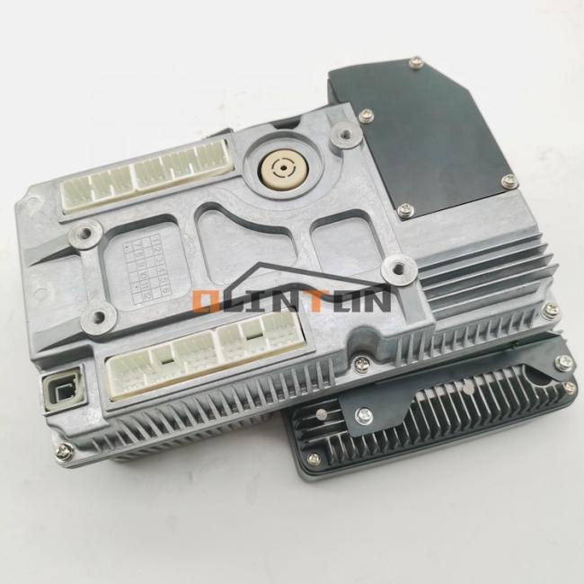 Komatsu excavator monitor display panel side view