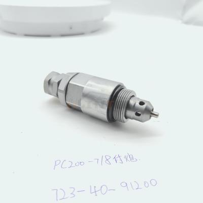 Cina 723-40-91200 Parti di pompe idrauliche per escavatori Valvola di sollievo per PC200-8 PC200-7 in vendita