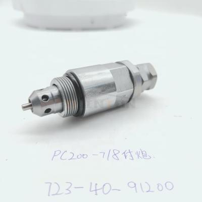 Cina 723-40-91200 Parti di pompe idrauliche per escavatori Valvola di sollievo per PC200-8 PC200-7 in vendita