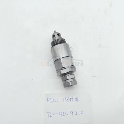 Cina 723-40-91200 Parti di pompe idrauliche per escavatori Valvola di sollievo per PC200-8 PC200-7 in vendita