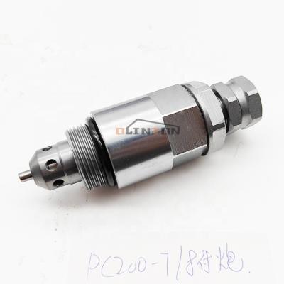 Cina Parti di scavatori OEM PC200-8 PC200-7 Pompa idraulica Valvola di sollievo principale 723-40-91200 in vendita