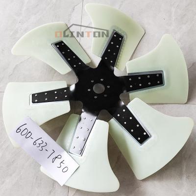 Cina Apparecchi per macchine da costruzione 6D125 6D140 Ventilatore da escavatore Lamella 600-633-7850 in vendita