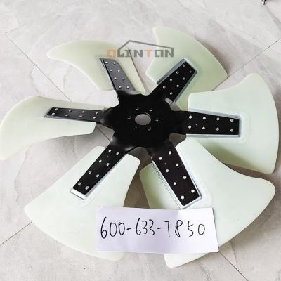 Cina Apparecchi per macchine da costruzione 6D125 6D140 Ventilatore da escavatore Lamella 600-633-7850 in vendita