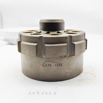 China Construction Works ZX330 ZX350 Excavator Travel Motor Cylinder Block Part No 2053333 for sale