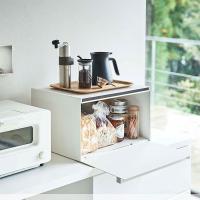 Quality Cabinet Living Room Magnetic Door Steel Stacking Bread Boxs Coffee Machine for sale