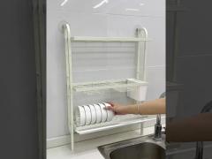 Maximize Laundry Space With This Metal Washing Machine Rack