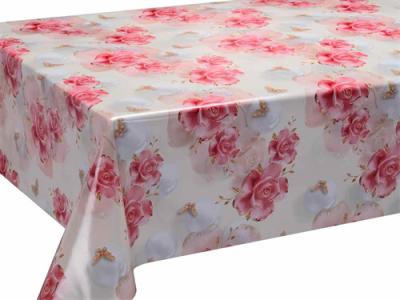 China De polyester 54 Duimvierkant veegt Schoon Vinylbewijs 0.30mm van de Tafelkleedvlek Dikte af Te koop