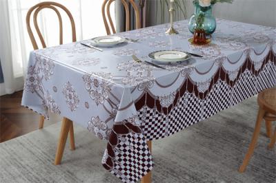 China De Lijstdekking 30m van de rechthoek Plastic Waterdichte Picknick lengte Schone 300GSM 137cm Breedte Te koop