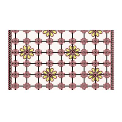Cina Copertura bianca e dell'oro di Oilproof impermeabile della tovaglia per pizzo domestico 50cm*20m in vendita
