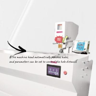 China Lihua the world's first industrial equipment automatic curtain machine finished curtain production punching machine for sale