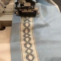China Lihua Multifunctional Craft Multi needle  Machine Splicing Pattern Curtain Sewing Machine machine da cucire industry for sale