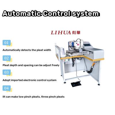 China Electronic Operation Lihua Digital Touch Screen Automatic Pleating Machine at Discount for sale