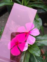 China 2.1m Width Pink Polycarbonate PC Solid Sheet 0.6mm-18mm Thickness with 10-Year Warranty and UL94 V-2 Certification for sale