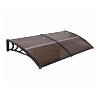 China Polycarbonate Window Canopy Awning with 5.5mm Sheet & 600-1500mm Bracket Options - UL94 V-2 Fire Rated for sale