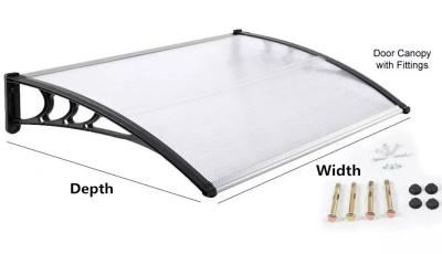 China Durable Polycarbonate Window Awning Wall Mount Brackets For Manual for sale
