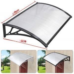 600mm White Awning Bracket Perfect Fit For Polycarbonate Sail Material Door Canopy
