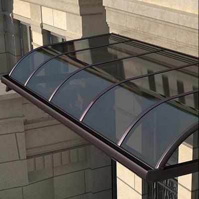 China Duurzaam wit aluminium steun polycarbonaat dakdak met hoge slagweerstand Te koop