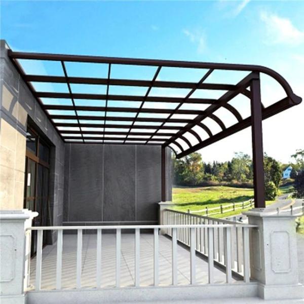 Quality Effortlessly Enhance Outdoor Space Aluminum Frame Polycaronate Awning Anti UV for sale
