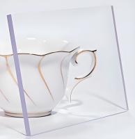 China 4mm Clear Polycarbonate Solid Sheet 1220mm Wide with 200x Impact Resistance and 88% Light Transmission for sale