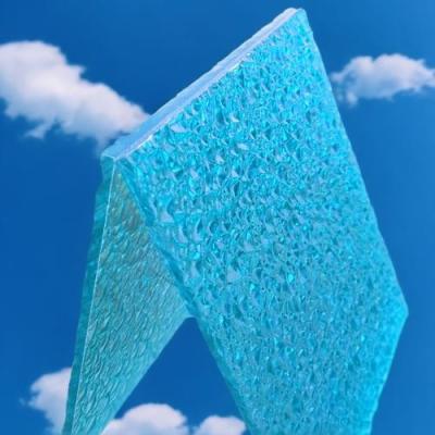 Cina Diamante Superficie Policarbonato Veranda tetto 2.5mm-10mm 1220mm/2100mm Protezione UV in vendita