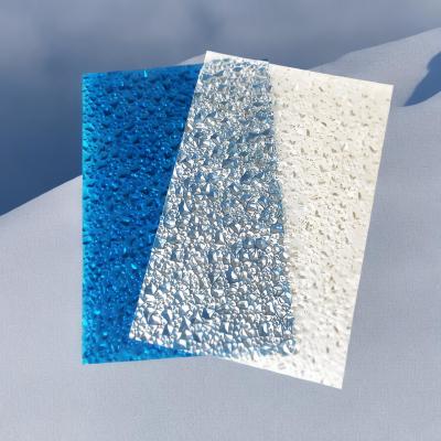 Cina Diamante Superficie Policarbonato Veranda tetto 2.5mm-10mm 1220mm/2100mm Protezione UV in vendita