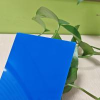 China Opaque Blue Polycarbonate Solid Sheet 1mm-10mm 1220mm Width High Impact for sale